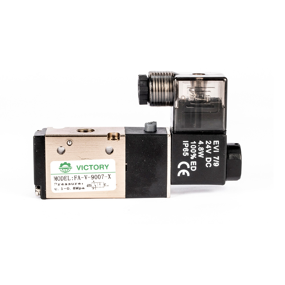 Electro valvula p/aire 24v 3/2 conexion 1/8npt lev.3er eje