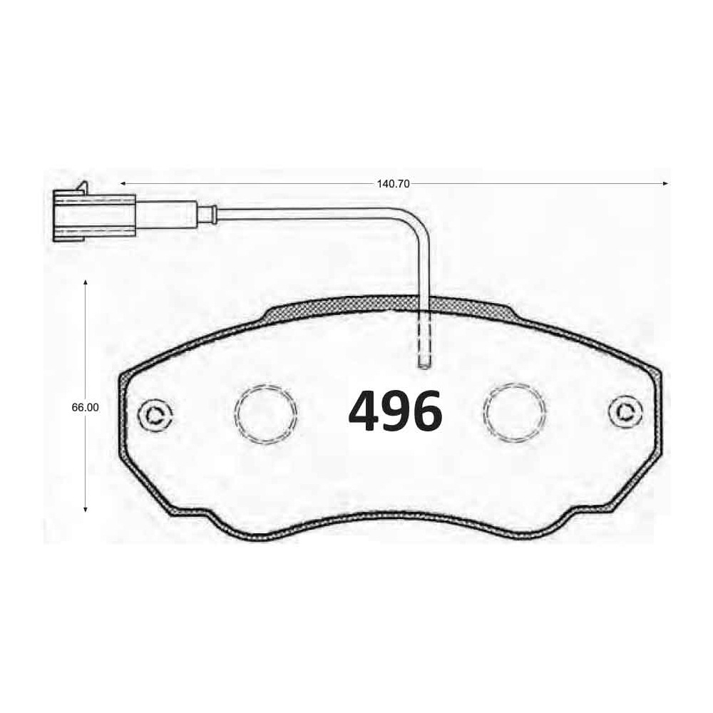 Pastilla de freno peugeot boxer 2.5 01