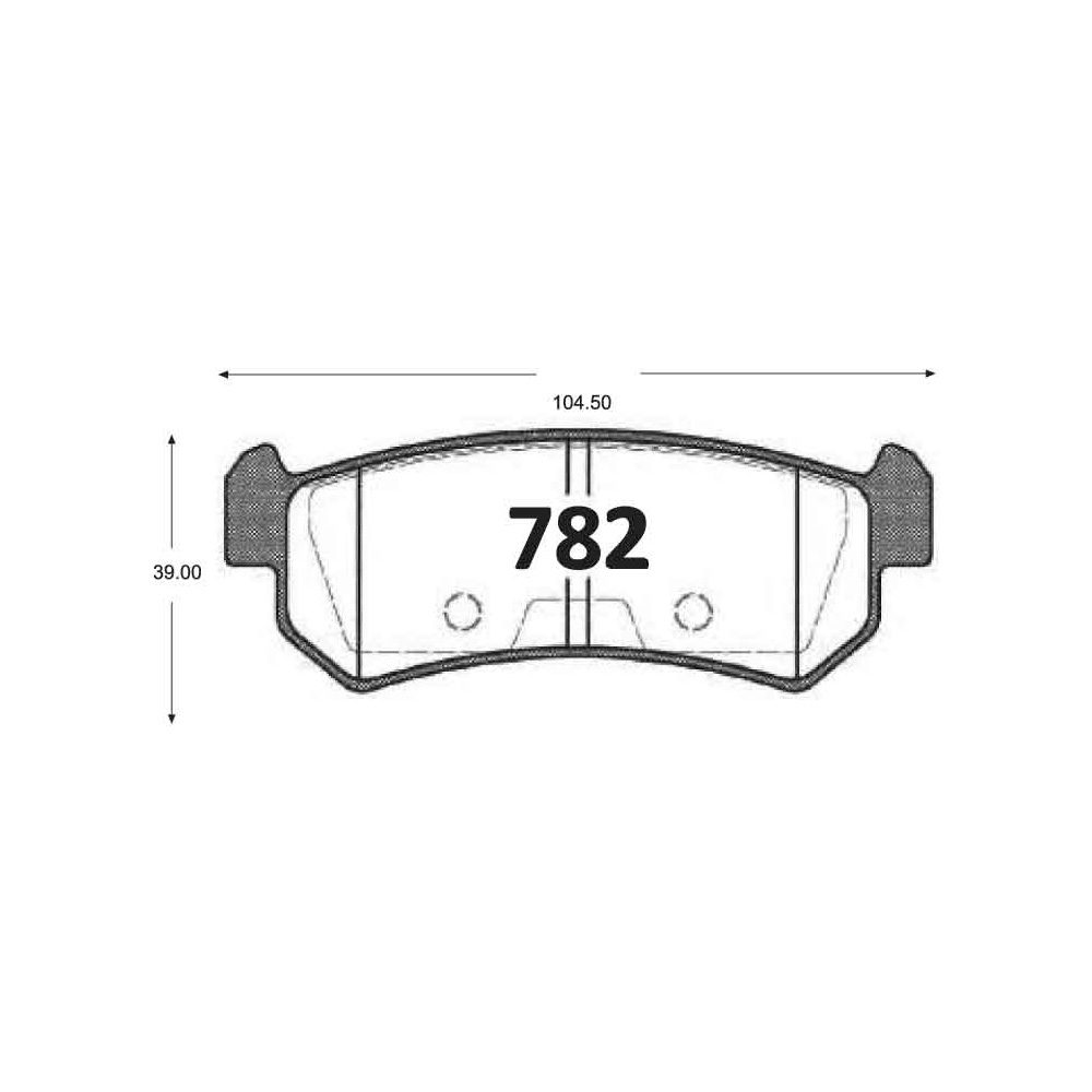 Pastilla de freno chevrolet optra t 04